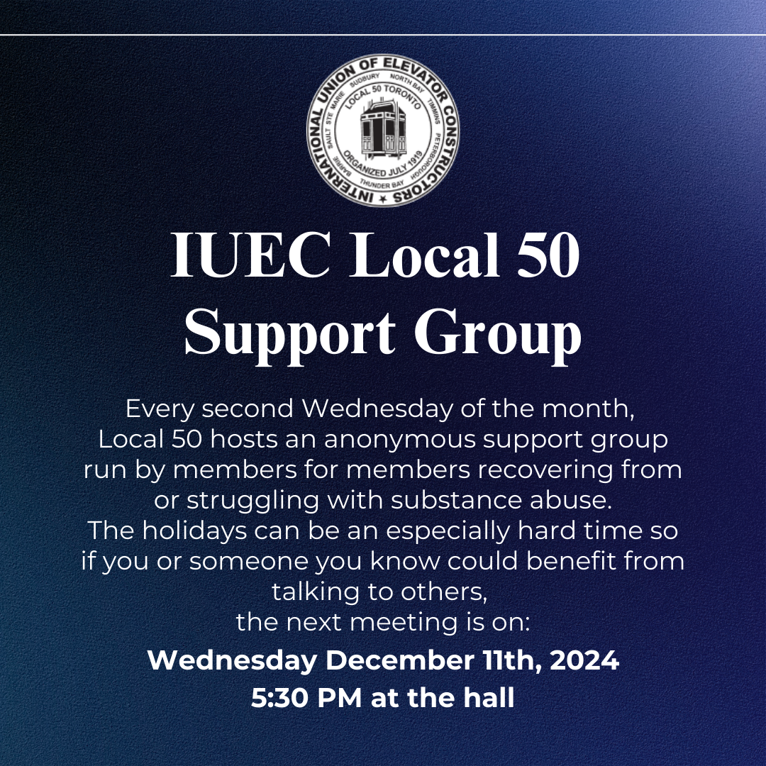 IUEC Local 50 Support Group - IUEC Local 50