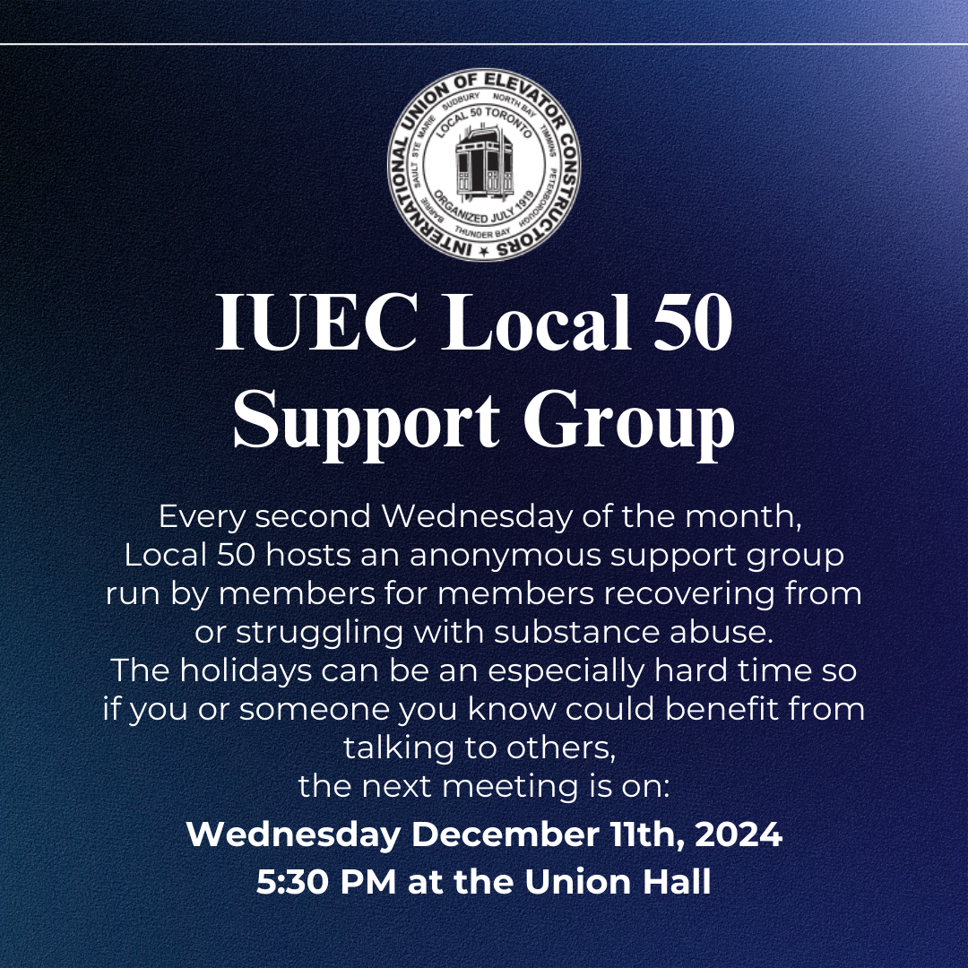 IUEC Local 50 Support Group - IUEC Local 50