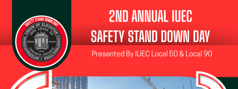 Safety Stand Down Day - IUEC Local 50